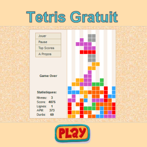 Jeu de Tetris gratuit en ligne sans inscription, tétris gratuit en Francais